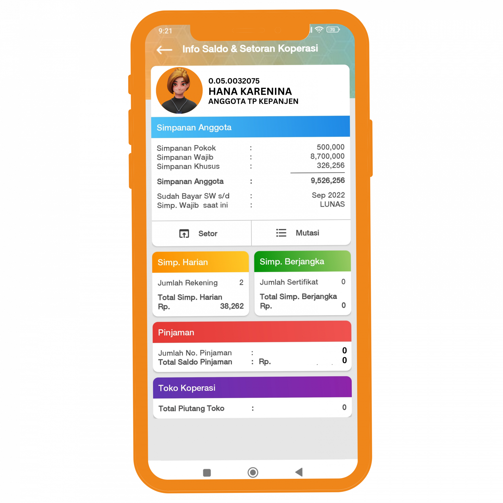Cek Saldo Simpanan Keanggotaan – CUSAWIRAN